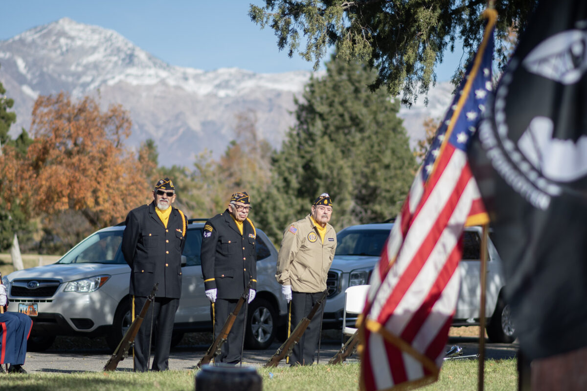 PHOTOS: Veterans Day ceremony in Ogden pays tribute to those who served ...